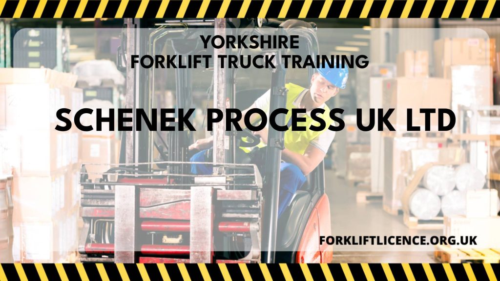 Schenek Process UK Ltd - Forklift Licence