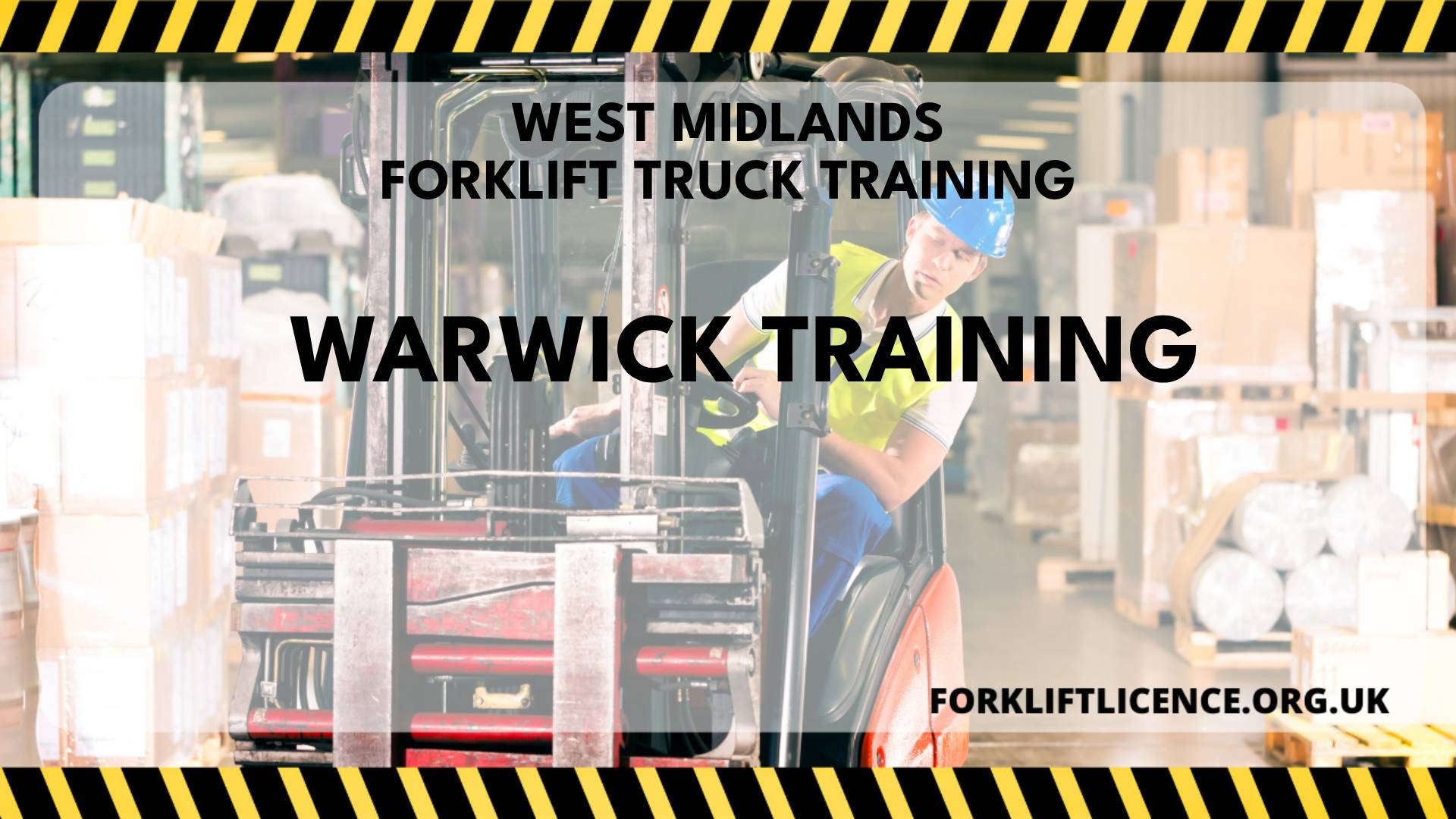 Warwick Training - Forklift Licence