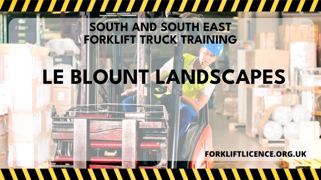 Le Blount Landscapes - Forklift Licence